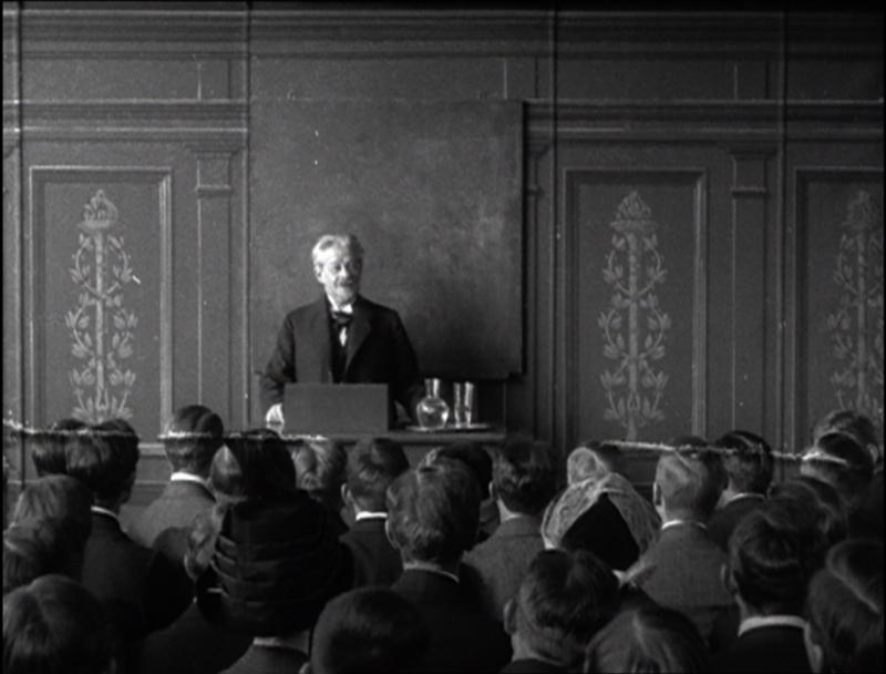 Professor Georg Brandes paa Universitetets Katheder | Det Danske ...